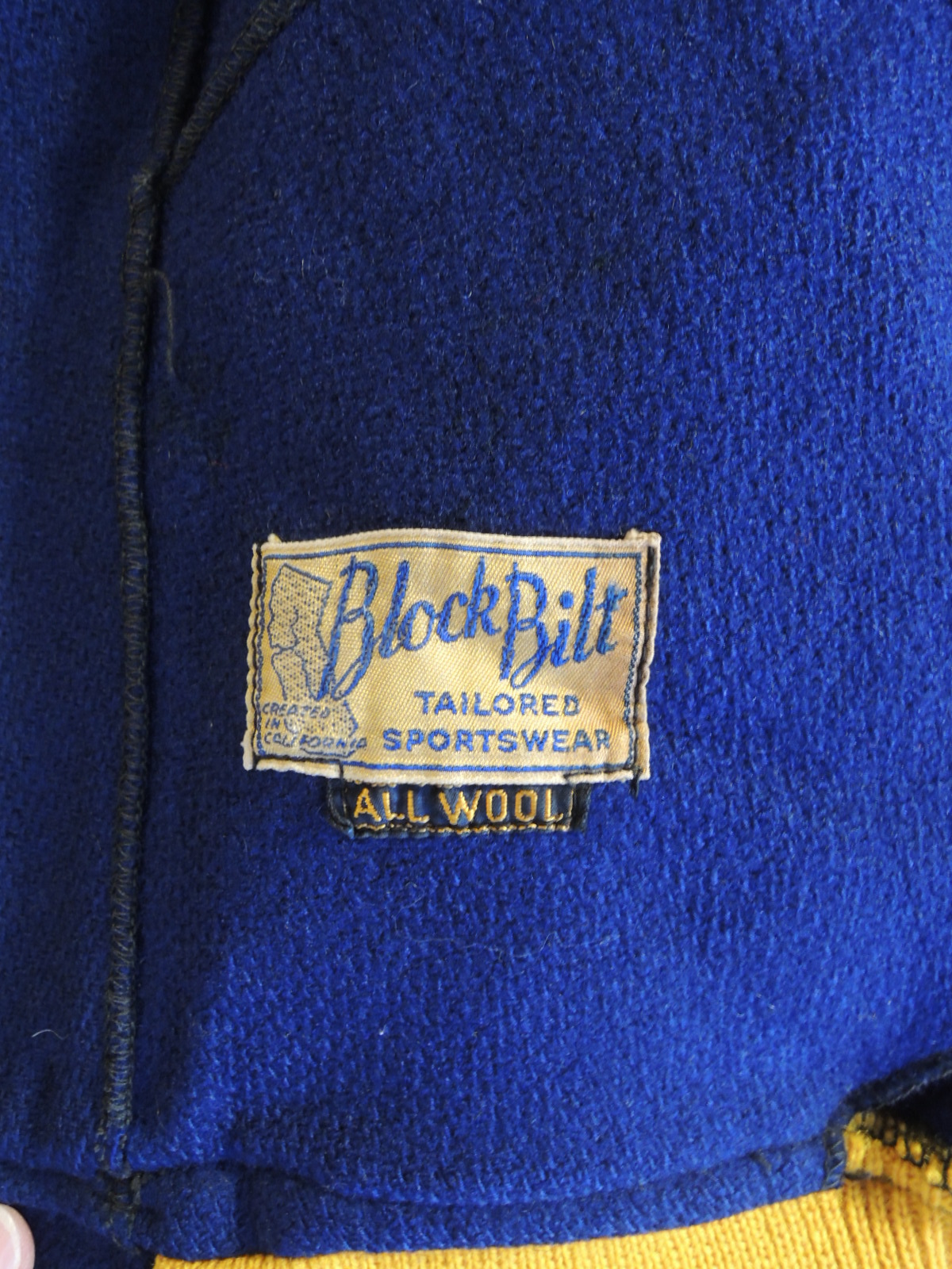 BLOCK BILT letterman jacket: container
