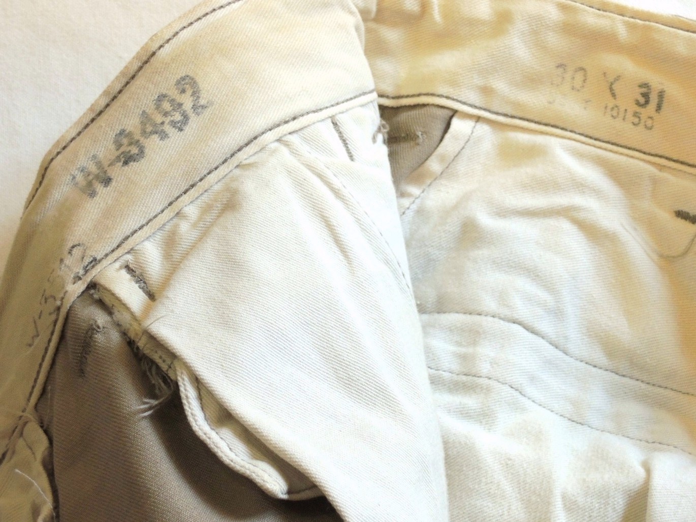 1948 U.S.Military Button-Fly Trousers: container
